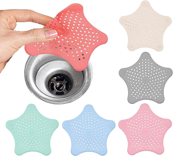 UK Silicone Drain Hair Trap – Suction Cup Shower & Sink Strainer ...