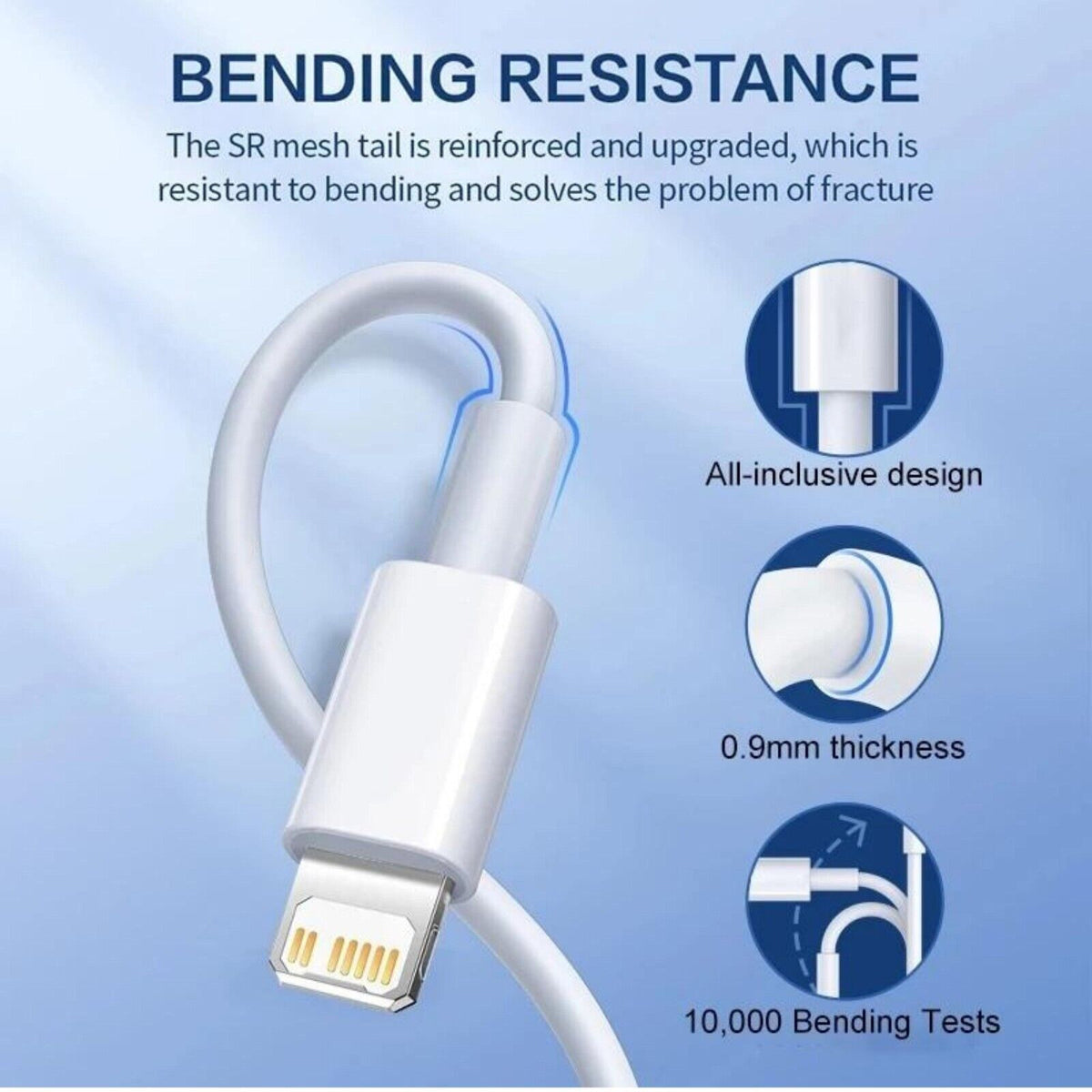 Genuine Official Apple iPhone Lightning Cable | MFi Certified | Fast C ...