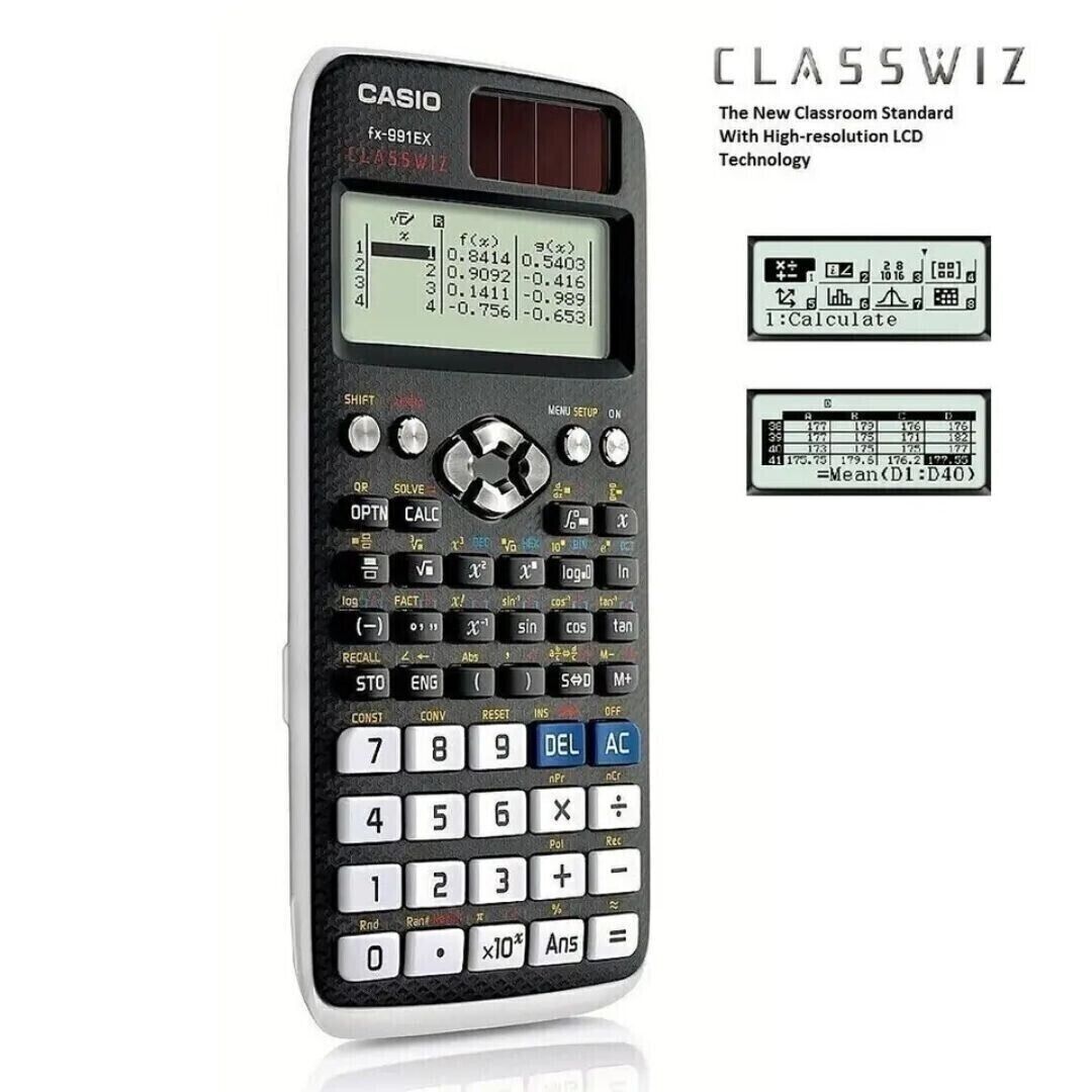 Casio FX-991EX Classwiz Scientific Calculator – Advanced Functions for ...