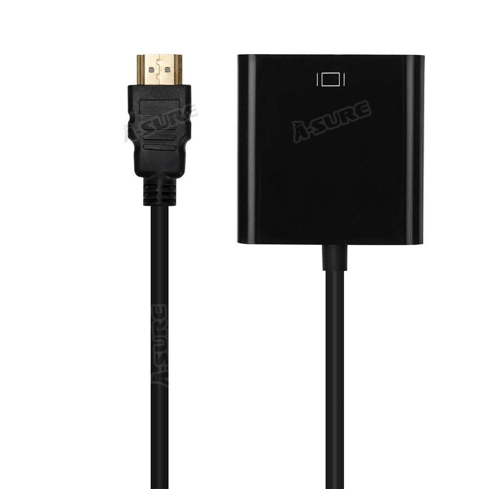 HDMI to VGA Adapter – 1080p HDMI Input to VGA Output Converter with Au ...