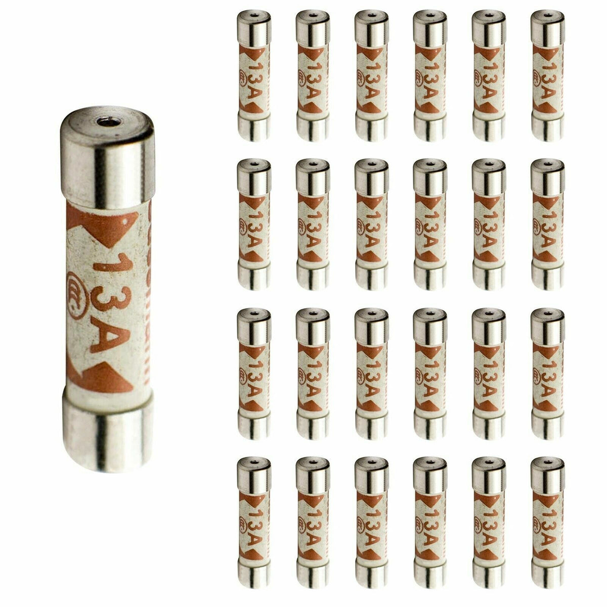 13A Plug Top Fuses – BS1362 Standard Cartridge Fuses for UK Mains Plug ...